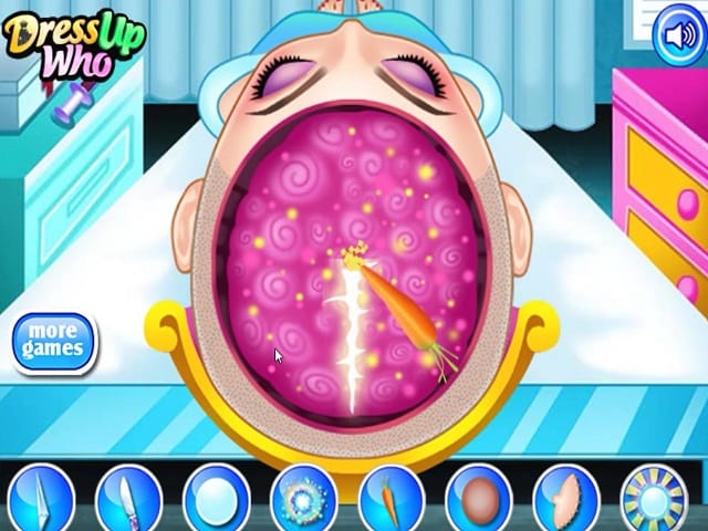 ELSA FROZEN BRAIN SURGERY gra online | Gry POMU