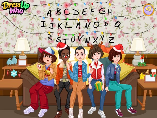 STRANGER THINGS CHRISTMAS PARTY gra online | Gry POMU
