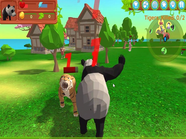 PANDA SIMULATOR 3D gra online | Gry POMU