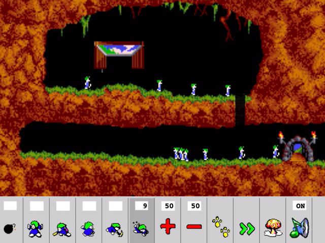 LEMMINGS gra online | Gry POMU
