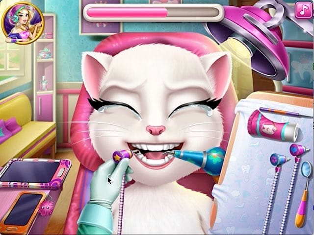 ANGELA REAL DENTIST gra online | Gry POMU